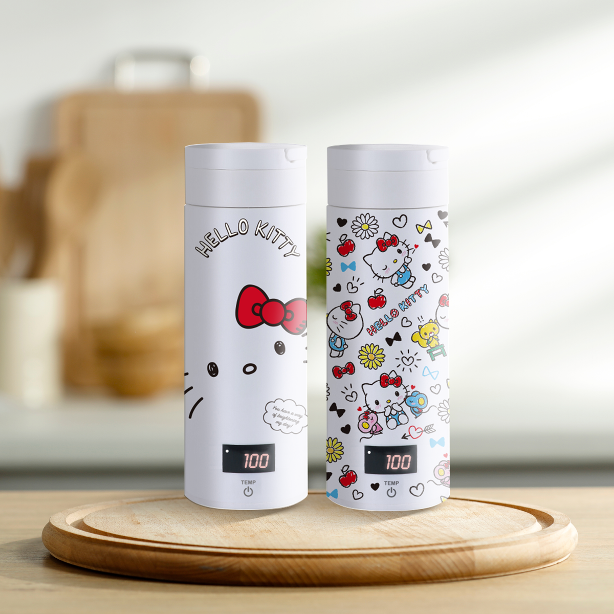 JNC 智能便攜電水瓶 (Hello Kitty) 380ml | 卡通系列 | JNC